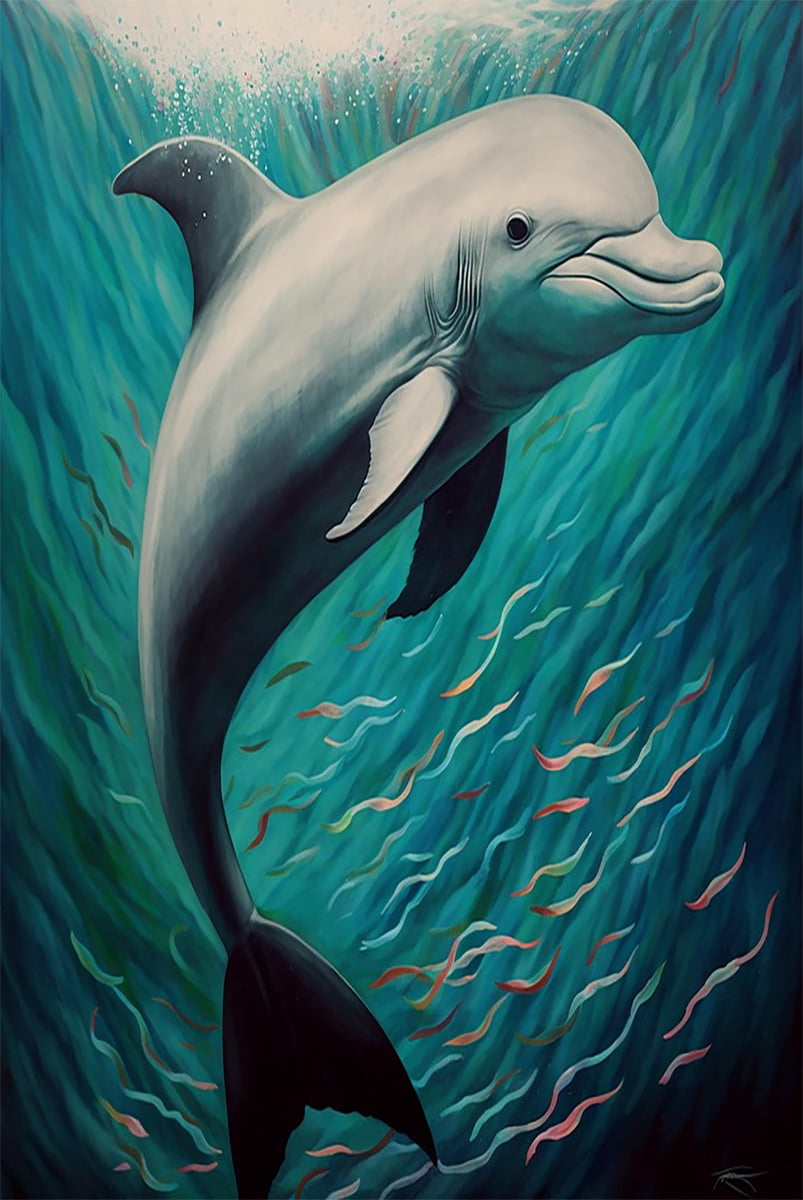 Wooden Jigsaw Puzzles for Adults 300 Piece Dolphin Fish Challenging ...