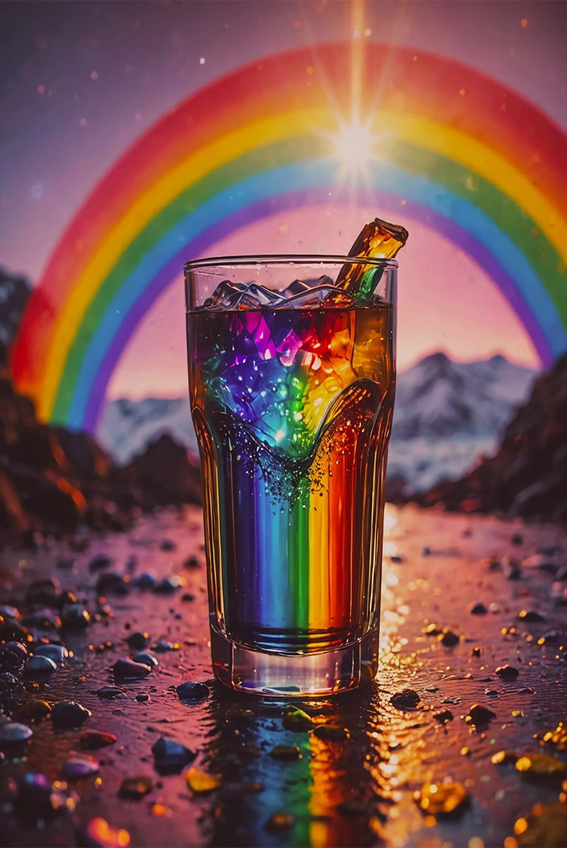 Wooden Jigsaw Puzzles for Adults 500 Piece Chasing Rainbows Challenging Family Leisure Toys ...