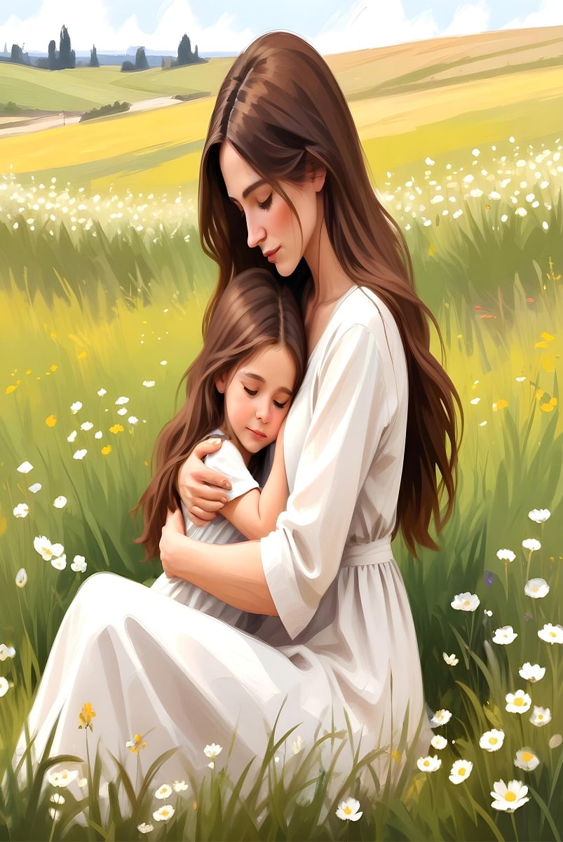 Wooden Jigsaw Puzzles for Adults 500 Piece Mother Child Challenging Family Leisure Toys ...