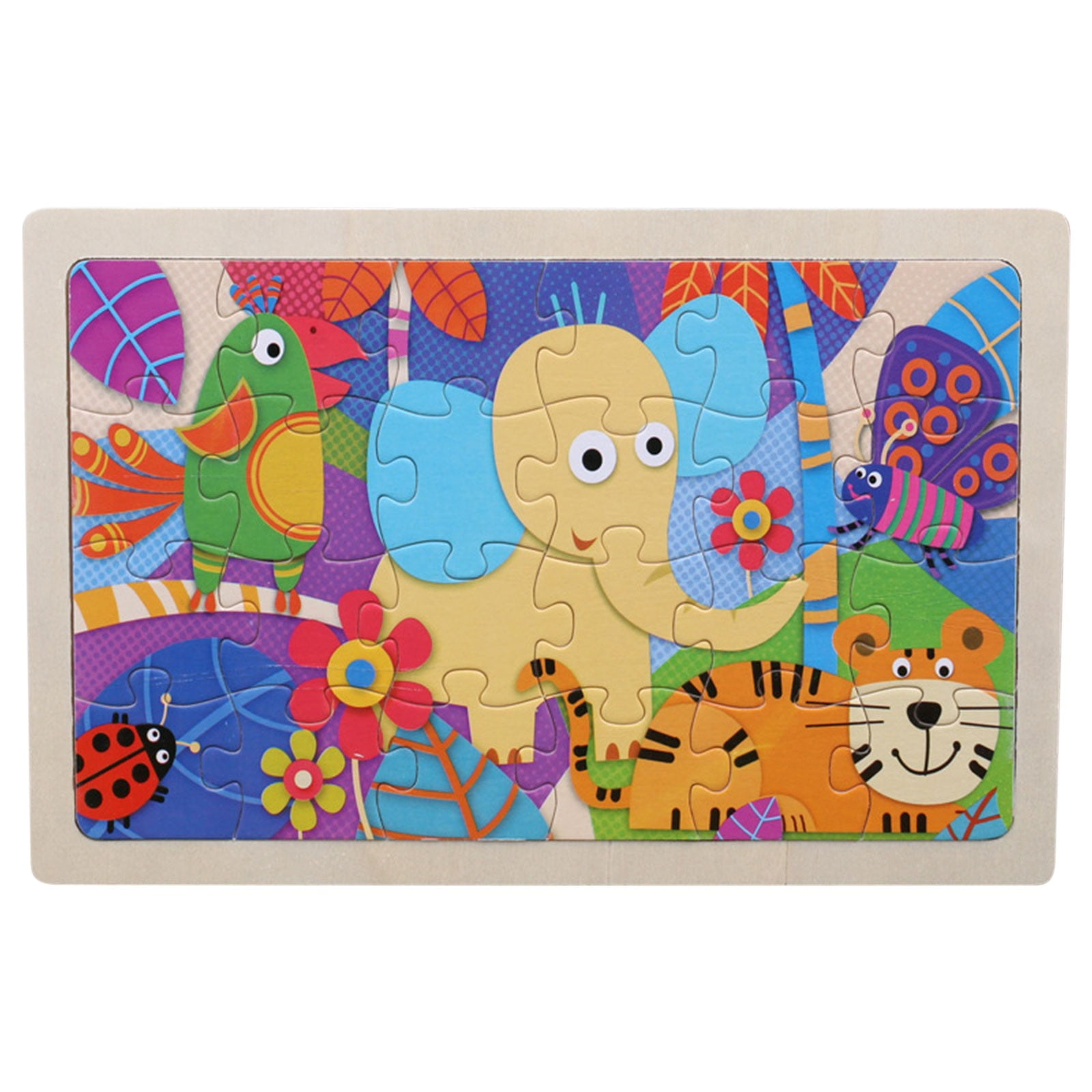 Wooden Jigsaw Puzzles for Kids Ages 3-5, Puzzles for Toddlers 2 3 4 ...