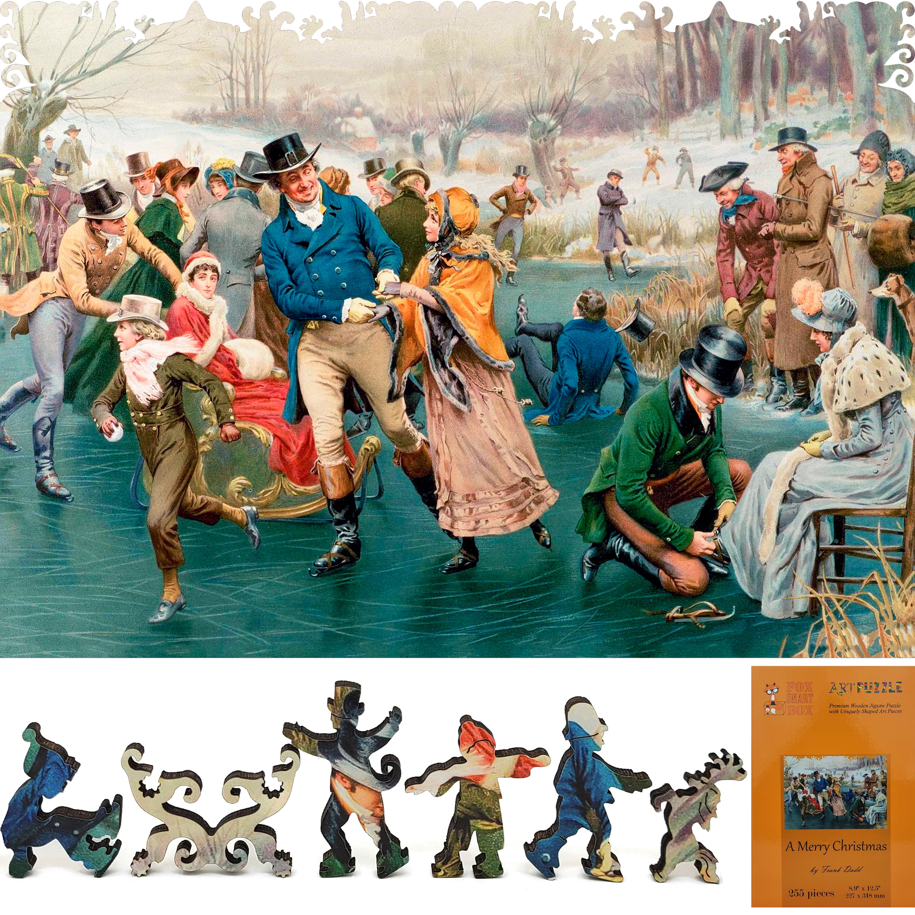 Wooden Jigsaw Puzzles for Adults - Uniquely Shaped Pieces - made in USA ...