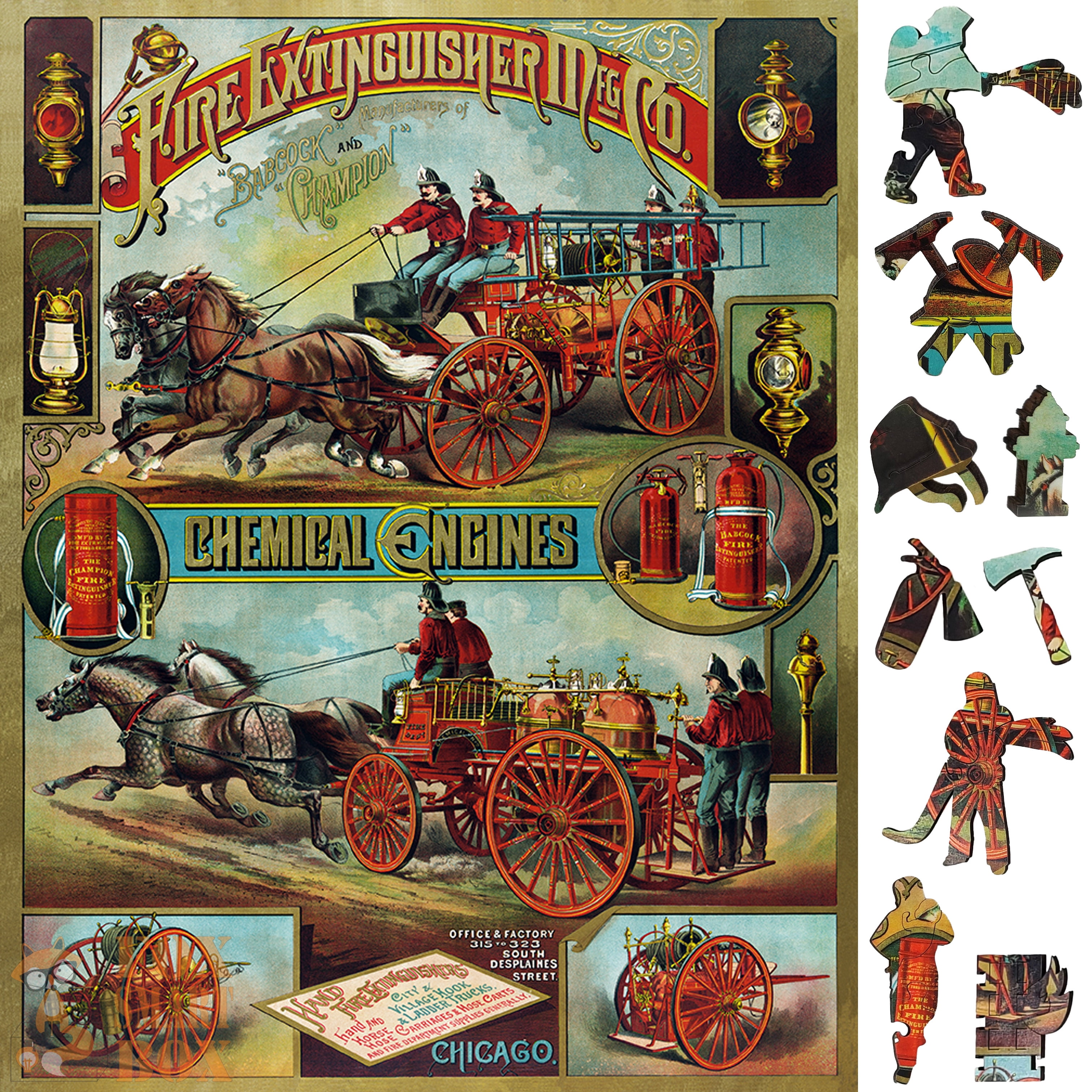 Wooden Jigsaw Puzzles for Adults with Uniquely Shaped Pieces - made in ...