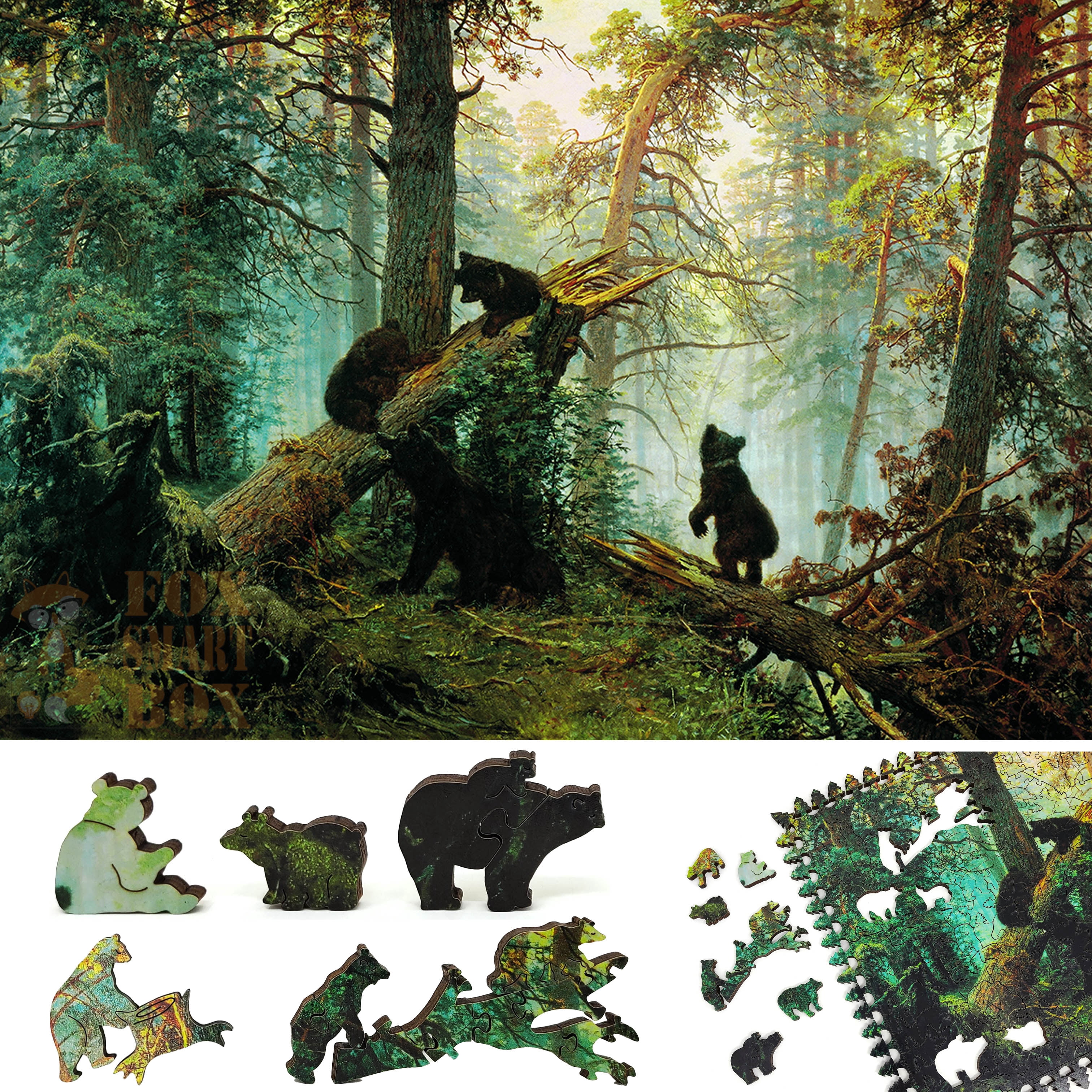 Wooden Jigsaw Puzzles for Adults with Uniquely Shaped Pieces - made in ...