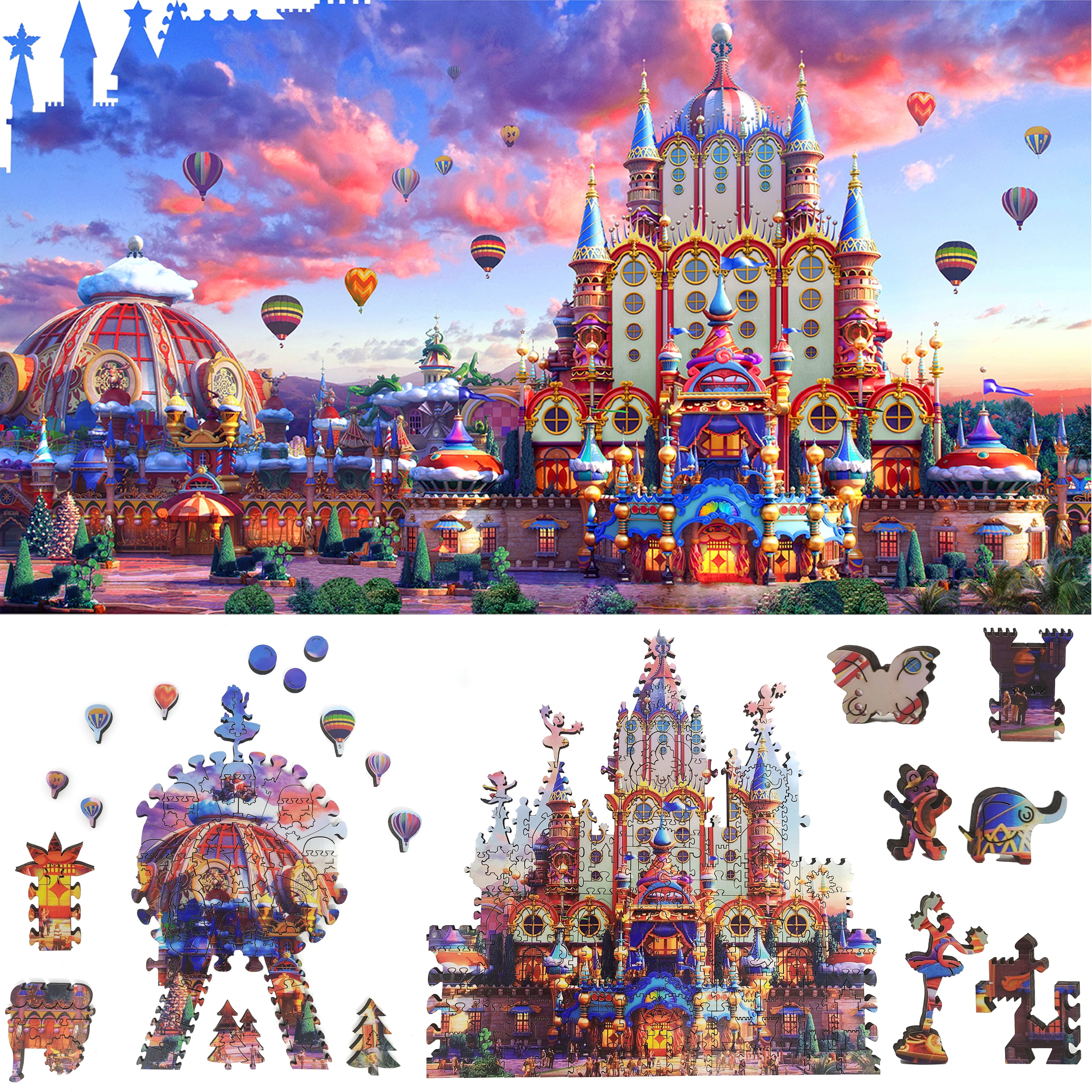 Wooden Jigsaw Puzzles for Adults with Uniquely Shaped Pieces - made in ...