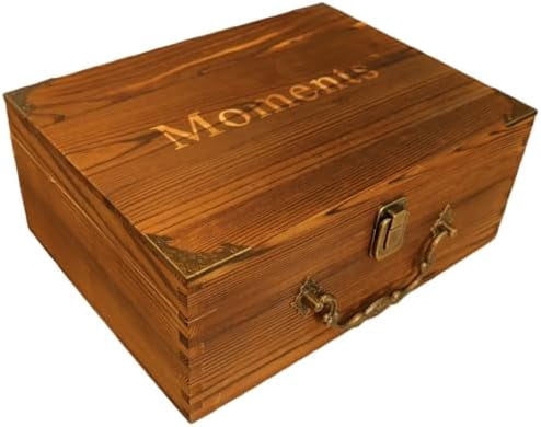 Wooden Keepsake Box for Special Memories, Photos, Letters, and Mementos ...