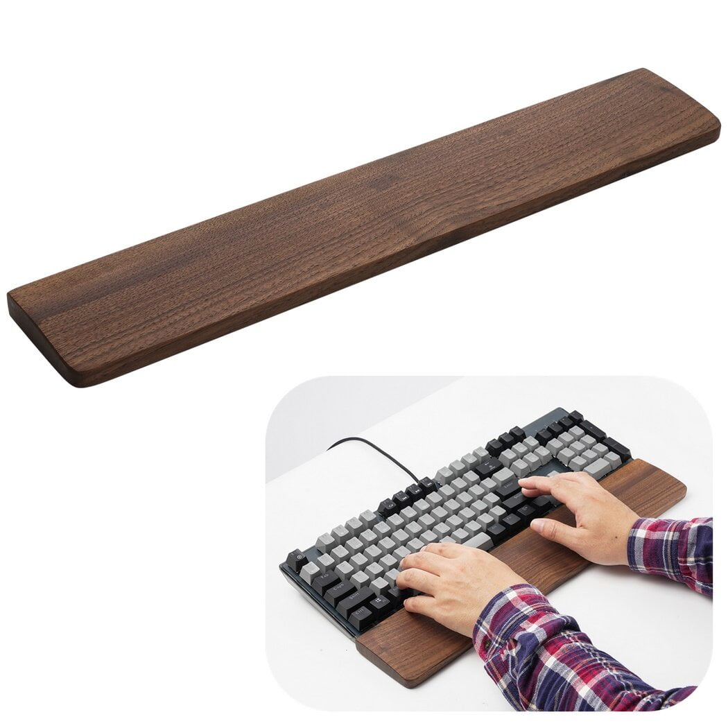 Wooden Keyboard Wrist Rest, Mechanical Keyboard Wrist Pad Supports ...