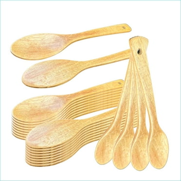 5 Pack Long Handled Wooden Spoons, Wooden Spoons for Home Kitchen And ...
