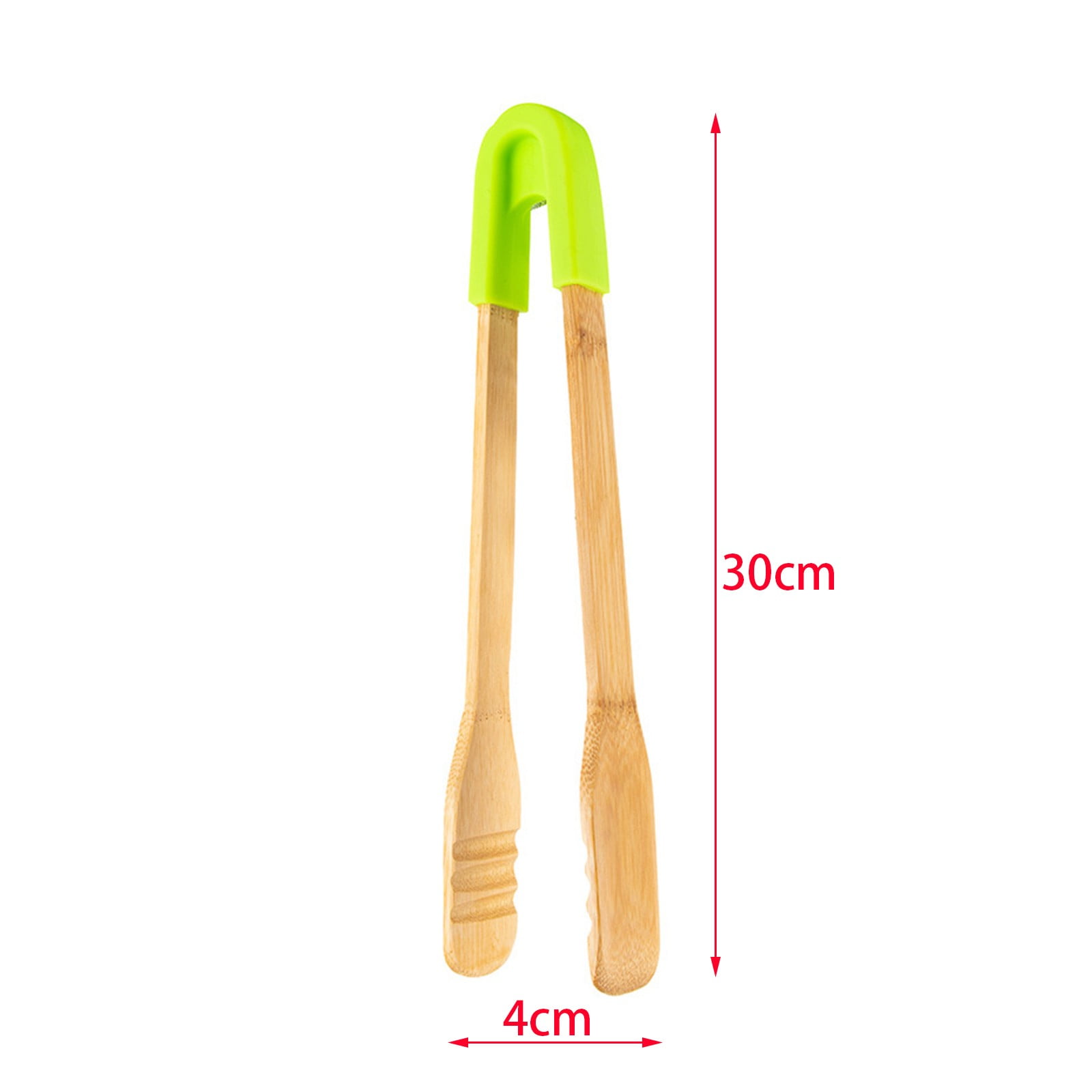 Wooden Kitchen Tongs Long Bamboo Kitchen Bamboo Toaster Cooking Tongs ...