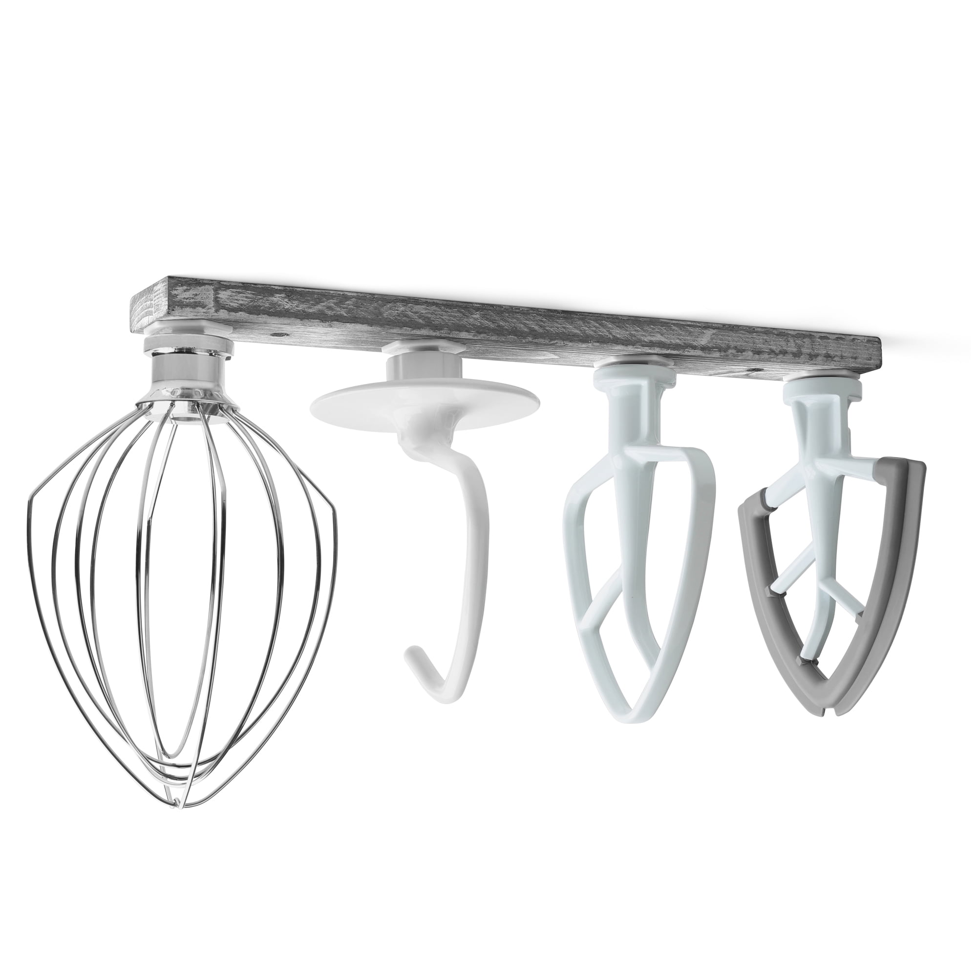 Wooden Kitchenaid Attachment Holder, Wall Mounted Kitchen Accessories 4 ...