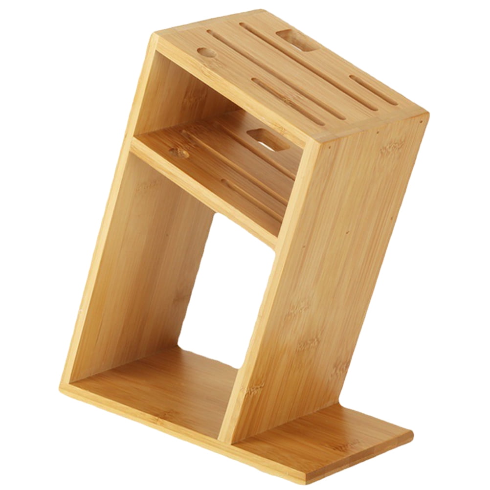 Wooden Knife Holder Drawer Scissor Storage Kitchen Essentials Organizer ...