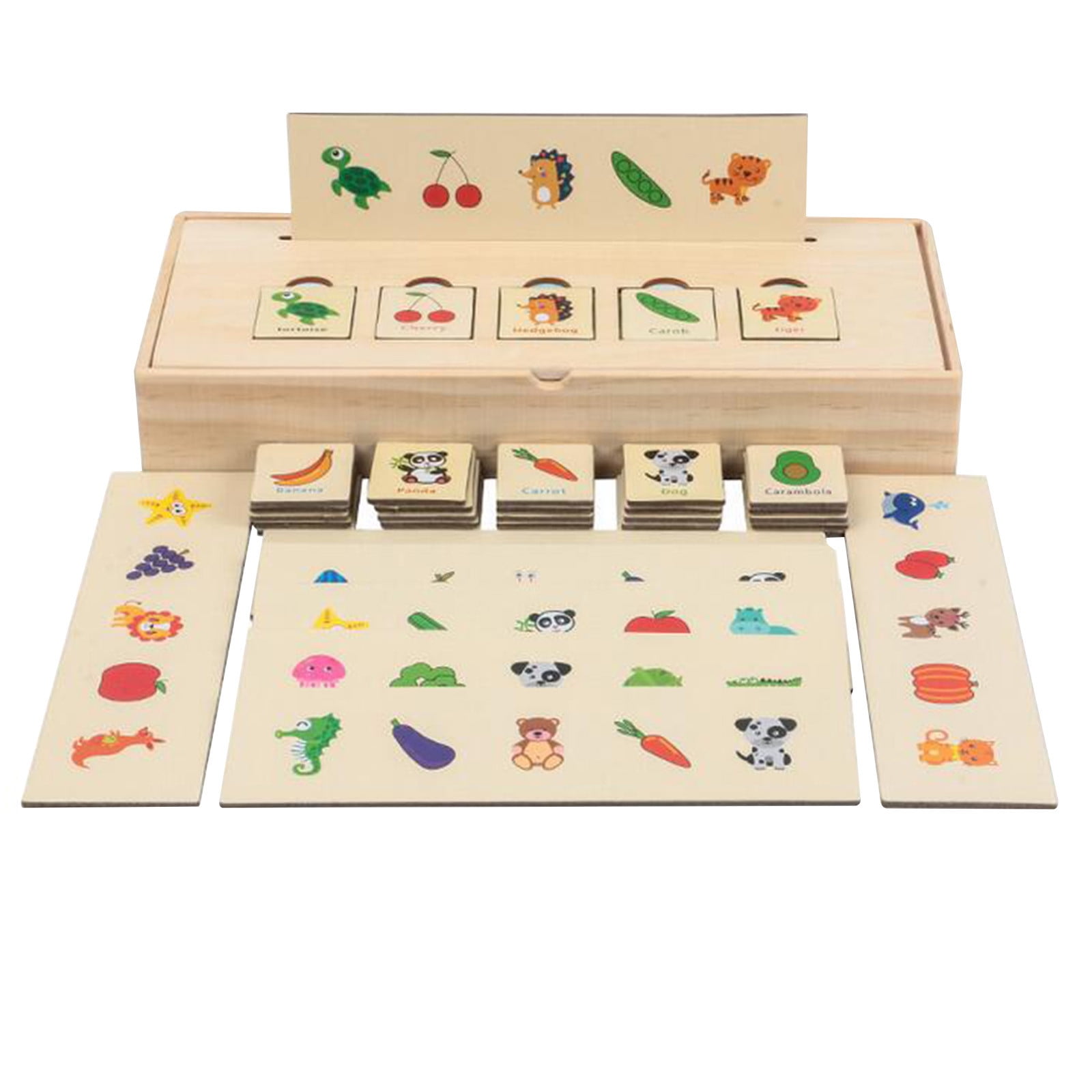Wooden Knowledge Classification Box for Kids Ages 3-6 | Early Learning ...