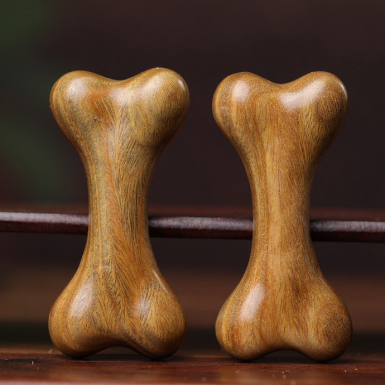 Wooden Knucklebone Begleri Finger Skill Toy EDC Stress Portable Hand ...