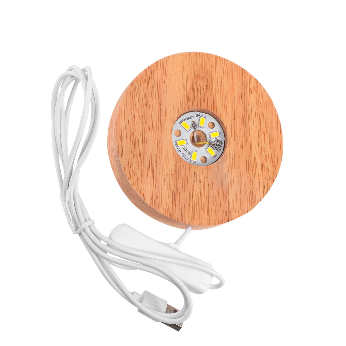 Wooden LED Light Display Base， Light Display Base Stand Wooden Lighted ...