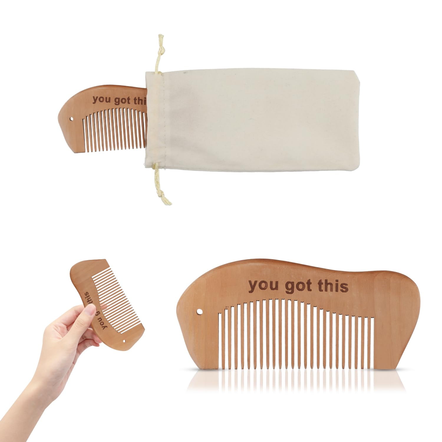 Wooden Labor Comb Birthing Comb for Labor Pain Relief, Encouragement ...