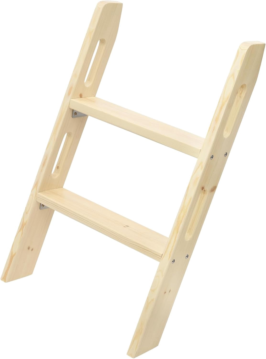 Wooden Ladder for Bunk Bed, 2 Steps Heavy Duty Bed Ladder, Space-Saving ...