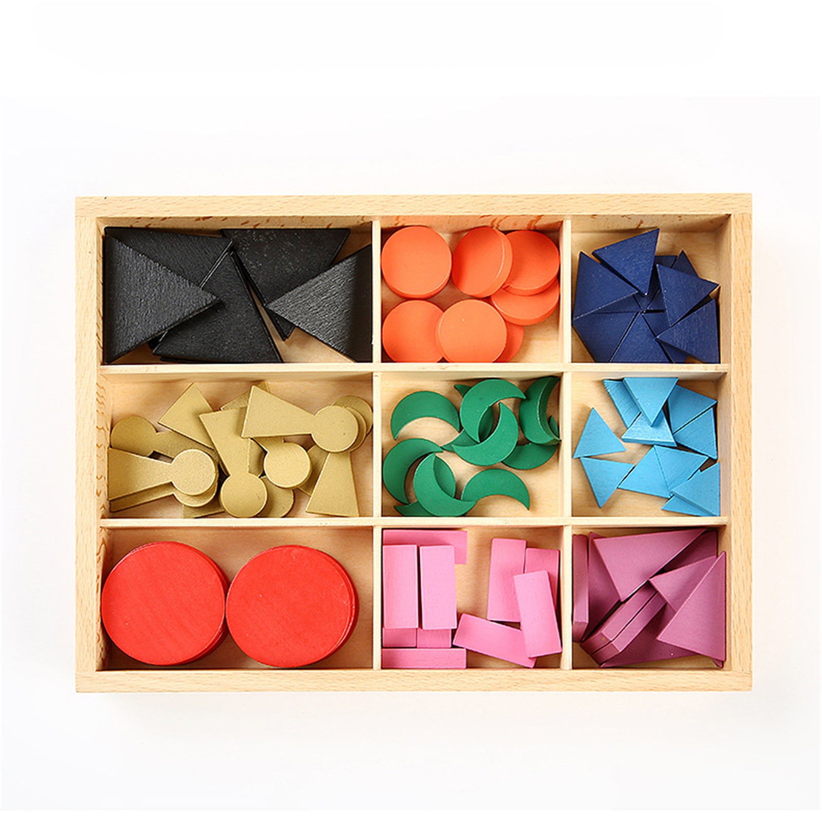 Wooden Language Toy Learning Grammar Symbols Puzzle Tangram for ...