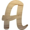 Real Wood Letter Paintable, Unpainted 12'' Large Alphabet Letter M, DIY ...