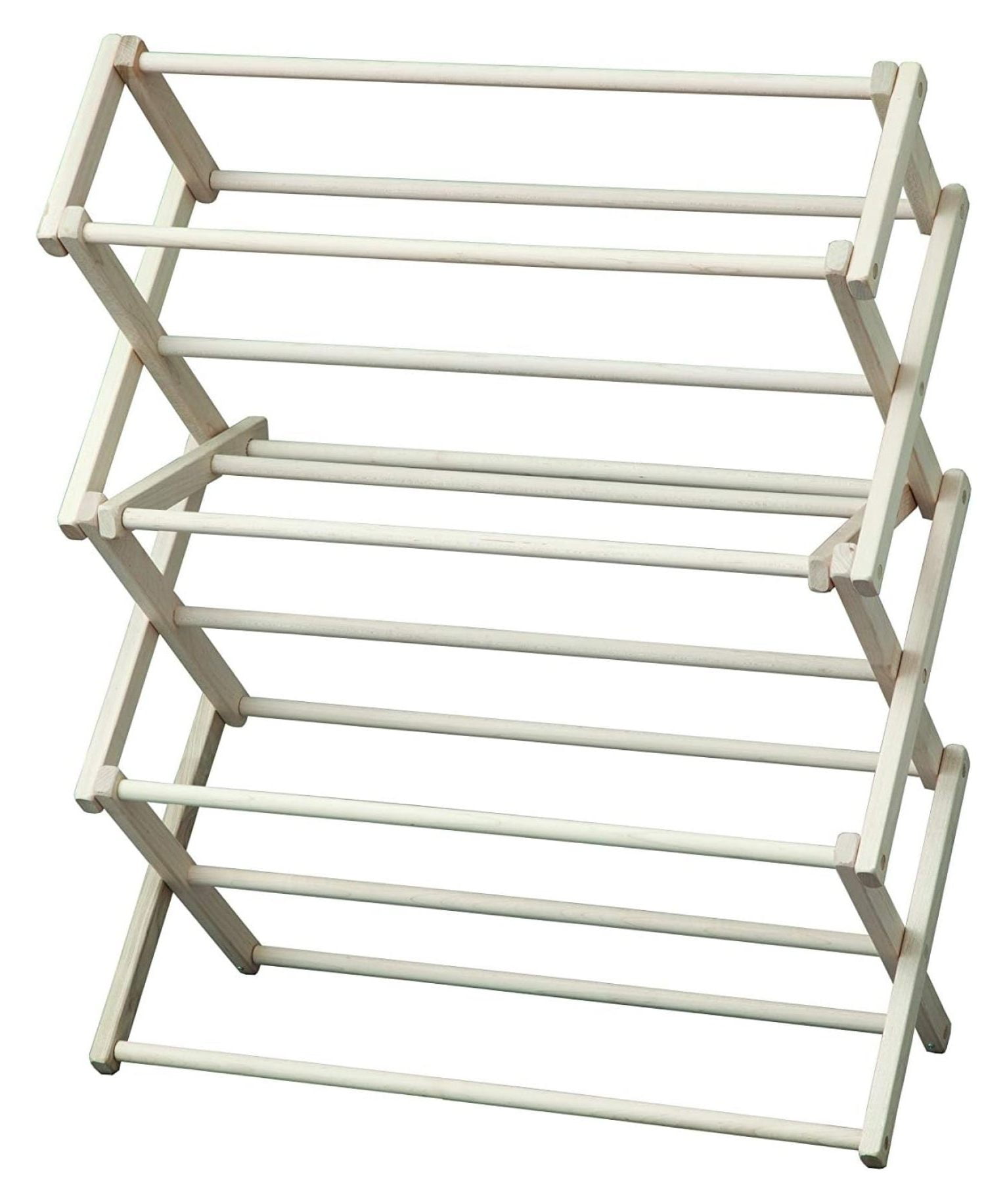 Wooden Laundry Rack - Amish Handmade Wooden Clothes Drying Rack ...