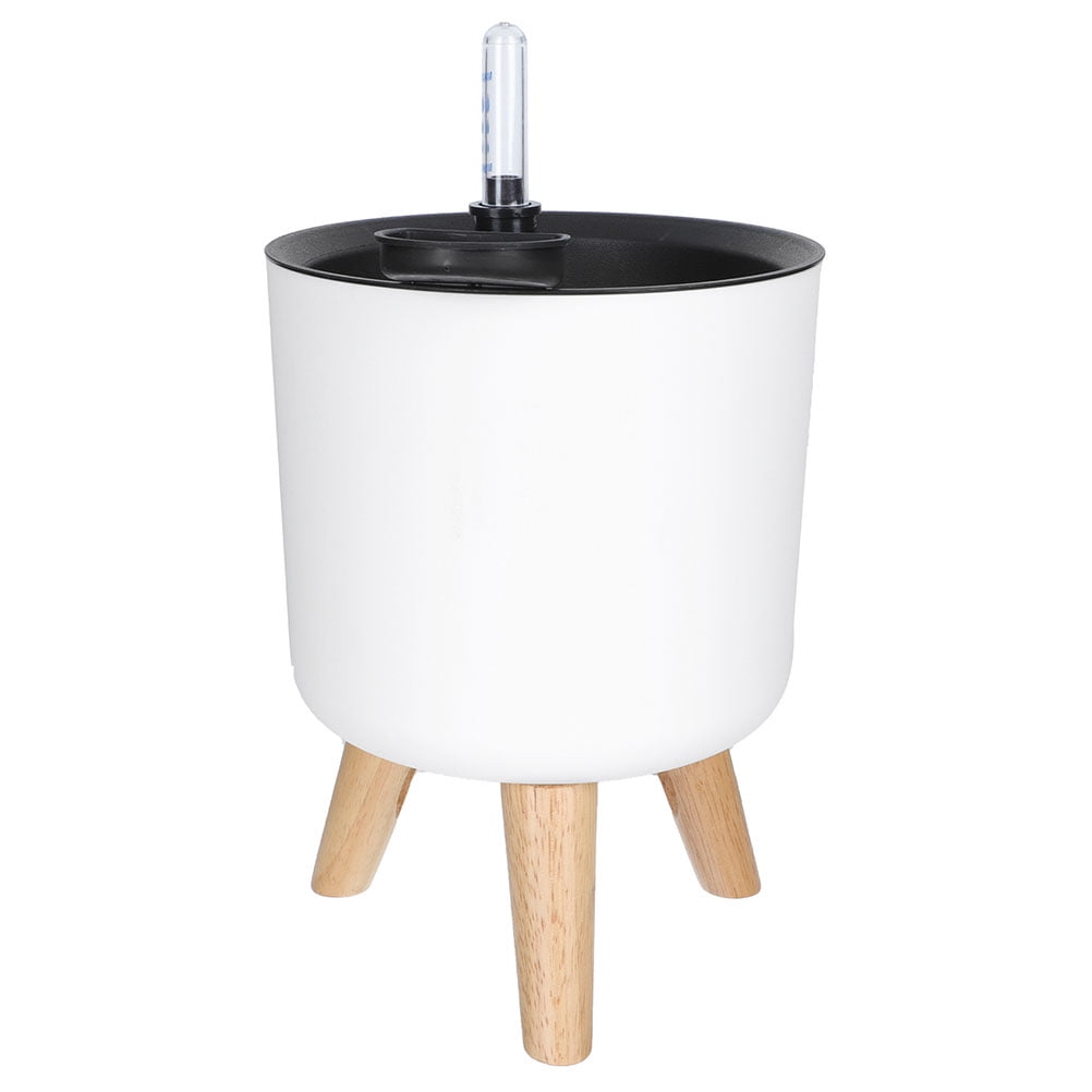 Wooden Leg Flowerpot Flower Pots Planter Self Watering Planting Pot ...