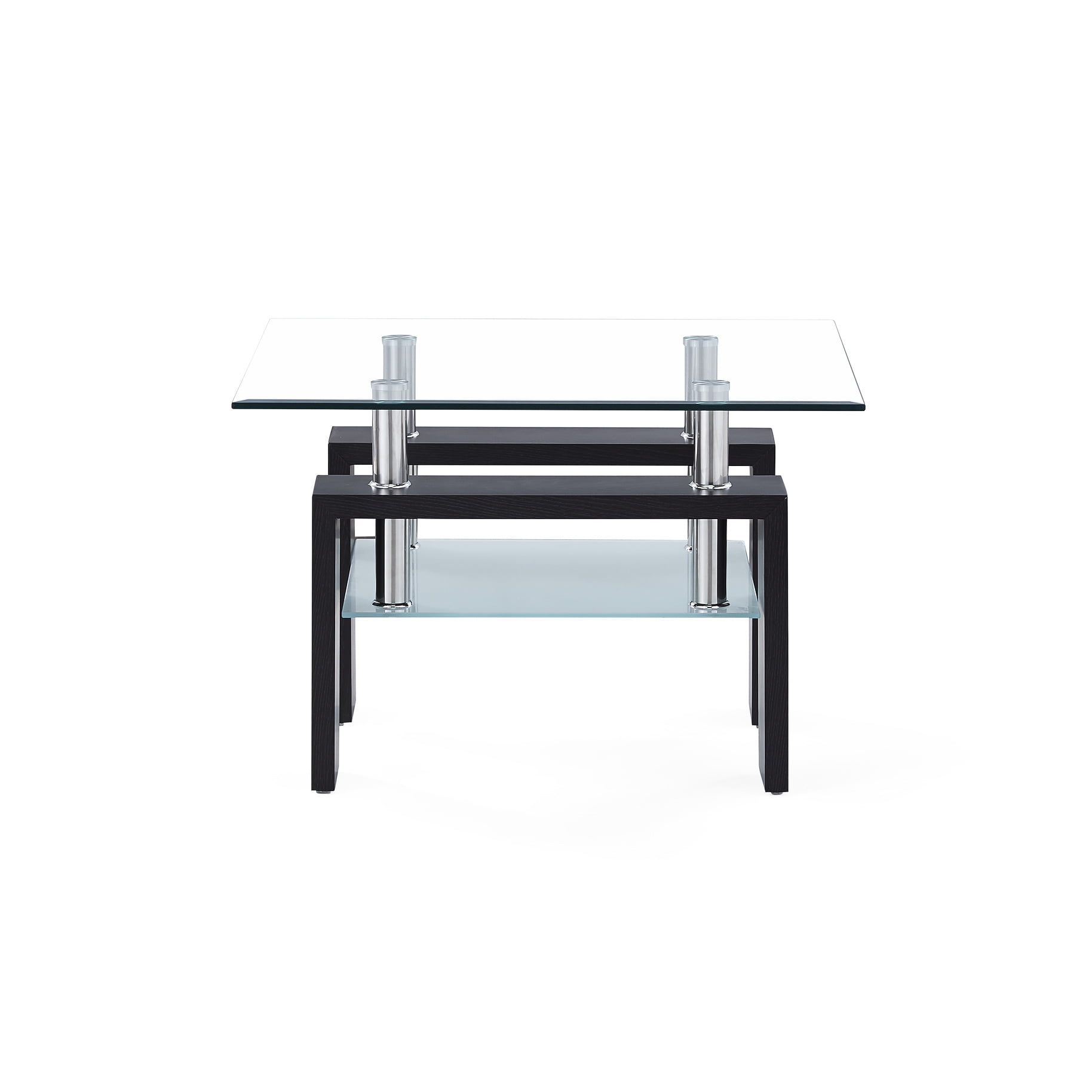 Wooden Legs, Frosted Glass Bottom | Complement Coffee Table, Enjoy ...
