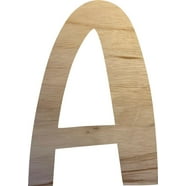 Real Wood Letter Paintable, Unpainted 12'' Large Alphabet Letter M, DIY ...