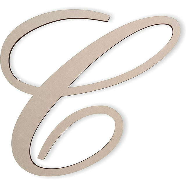 Wooden Letter C for Wall, Wooden Letters for Crafts, Wooden Letter for ...