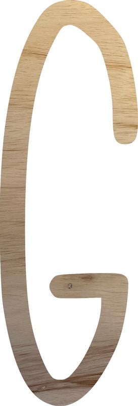 Wooden Letter Craft, 6'' tall Alphabet Letter G, Wall Hanging Northwood ...