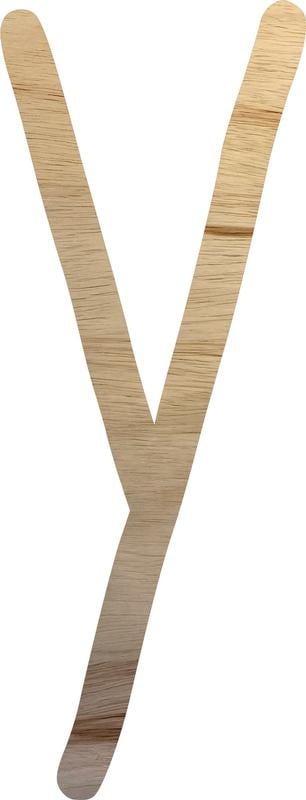 Wooden Letter Craft, 6'' tall Alphabet Letter Y, Wall Hanging Northwood ...