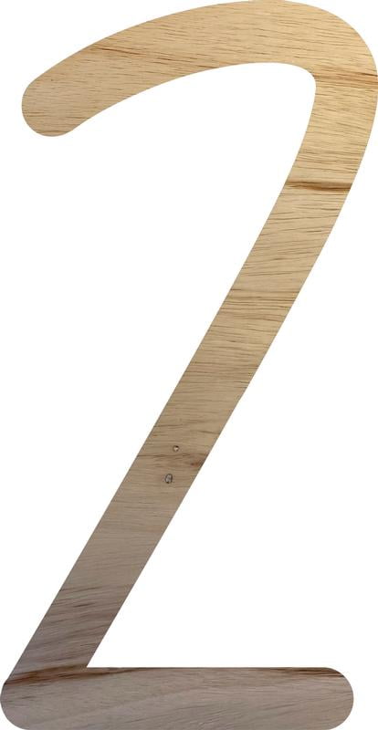 Wooden Letter Craft Z Shape, Paintable 8'' Tall Wood Alphabet DIY ...