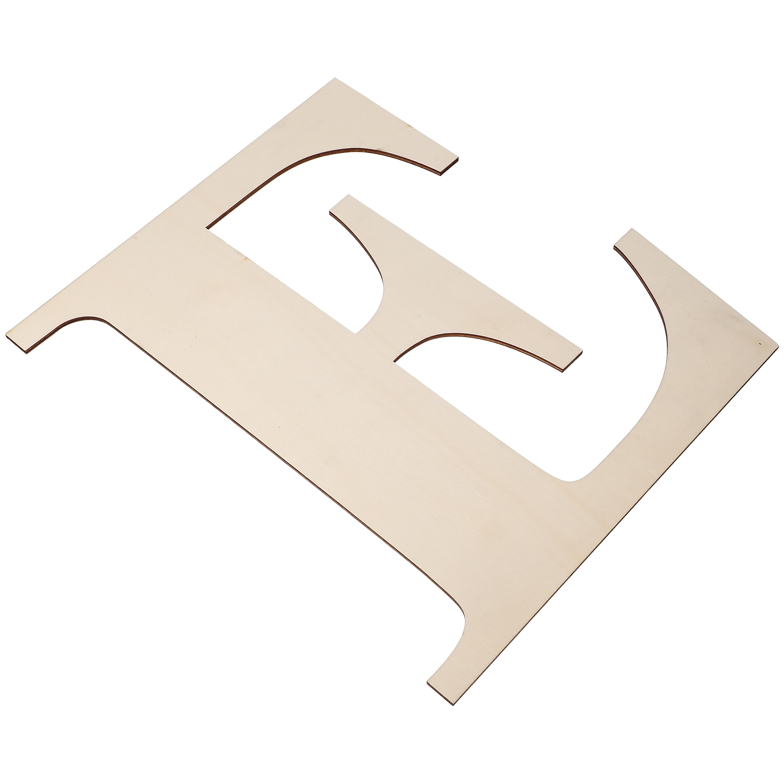 Wooden Letter Decoration Unfinished Letters Cutouts Numbers J - Walmart.com