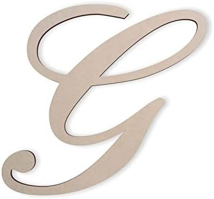 Wooden Letter G, 16" Long x 1/4" Thick – Large Wooden Letters for Wall ...