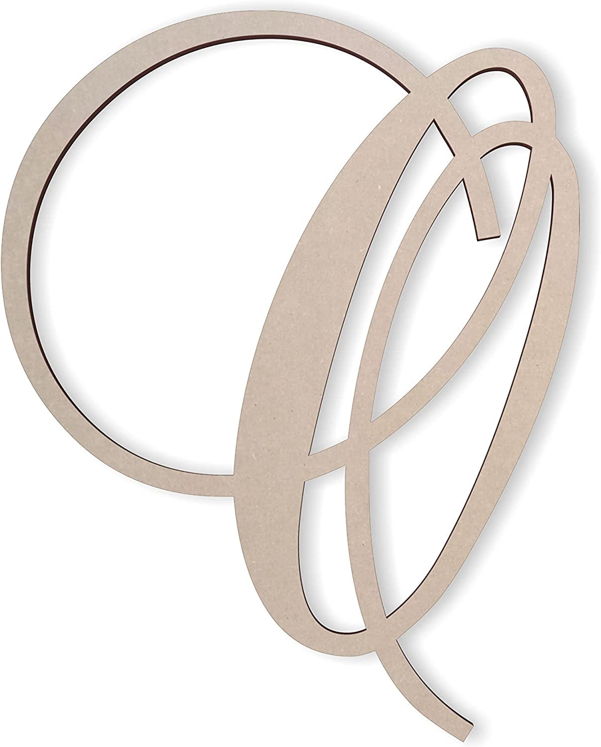 Wooden Letter O, Wooden Wall Hanging, Large Wooden Letters, Cursive ...