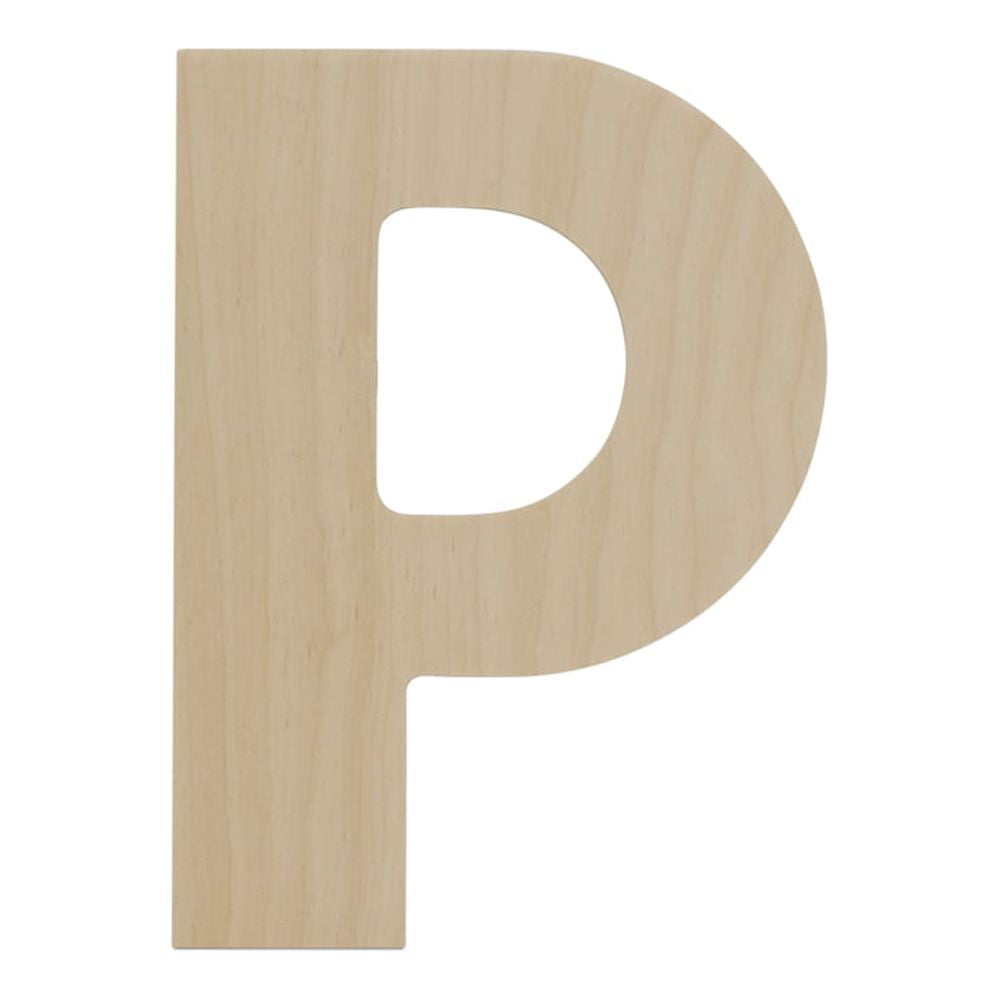 Wooden Letter P Cutouts 12", Wooden Letters for Wall Decor, Home Decor ...