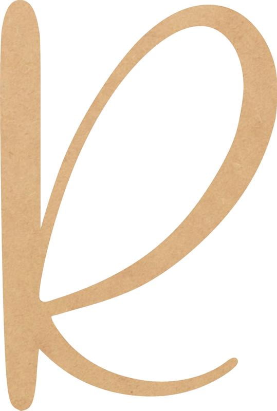 Wooden Letter R Blank Craft, Paintable 6'' MDF Wood DIY, Snowy ...