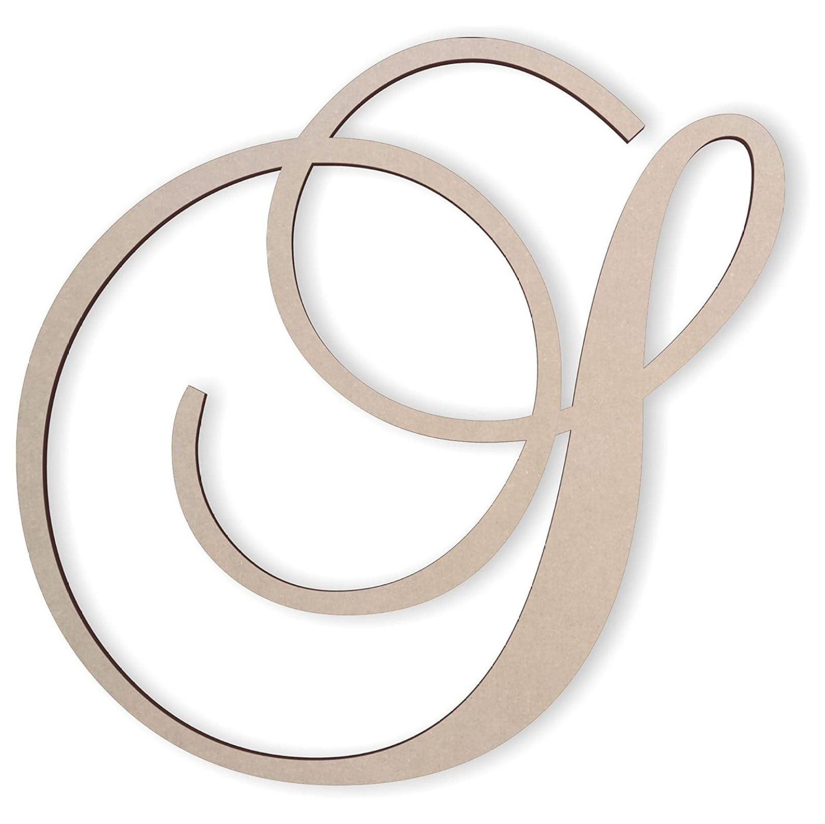 Wooden Letter S, Wooden Wall Hanging, Large Wooden Letters, Cursive ...