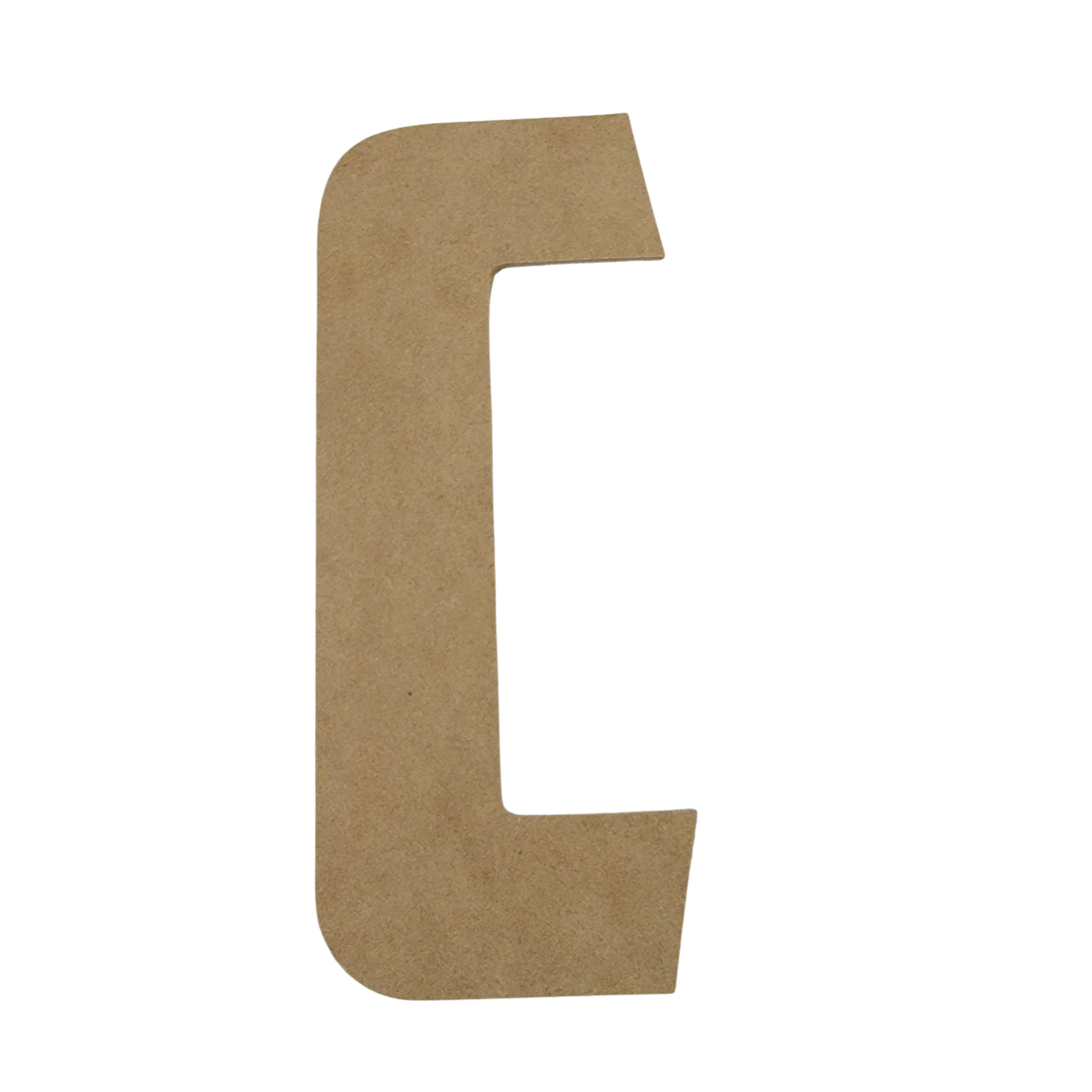 Wooden Letter Unfinished, American Captain Font, Craft Cutout - Walmart.com