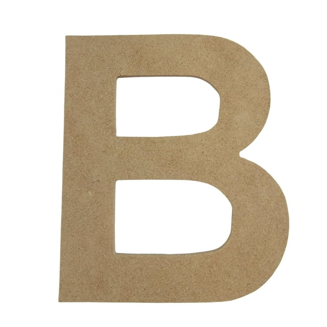 Wooden Letter Unfinished, Arial Font, Craft Cutout - Walmart.com