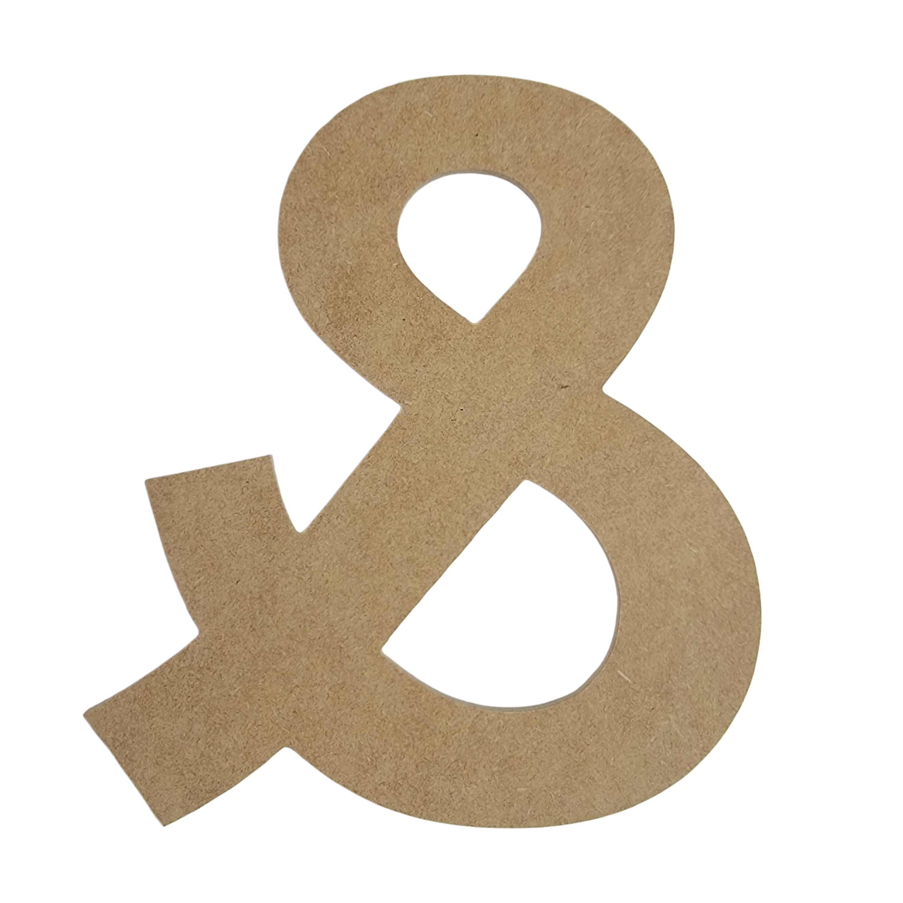 Wooden Letter Unfinished, Arial Font, Craft Cutout - Walmart.com