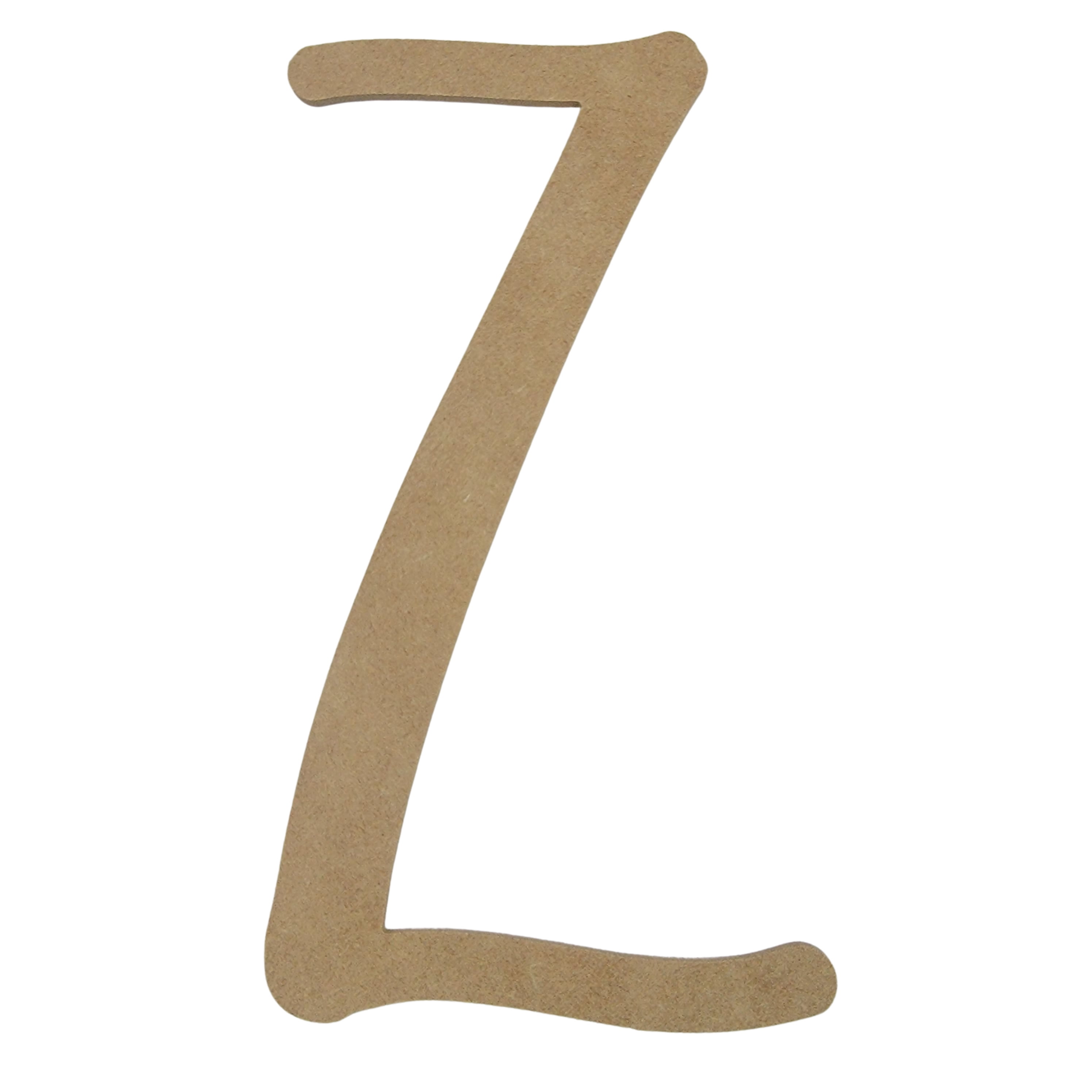 Wooden Letter Unfinished, Colleen Font, Craft Cutout - Walmart.com