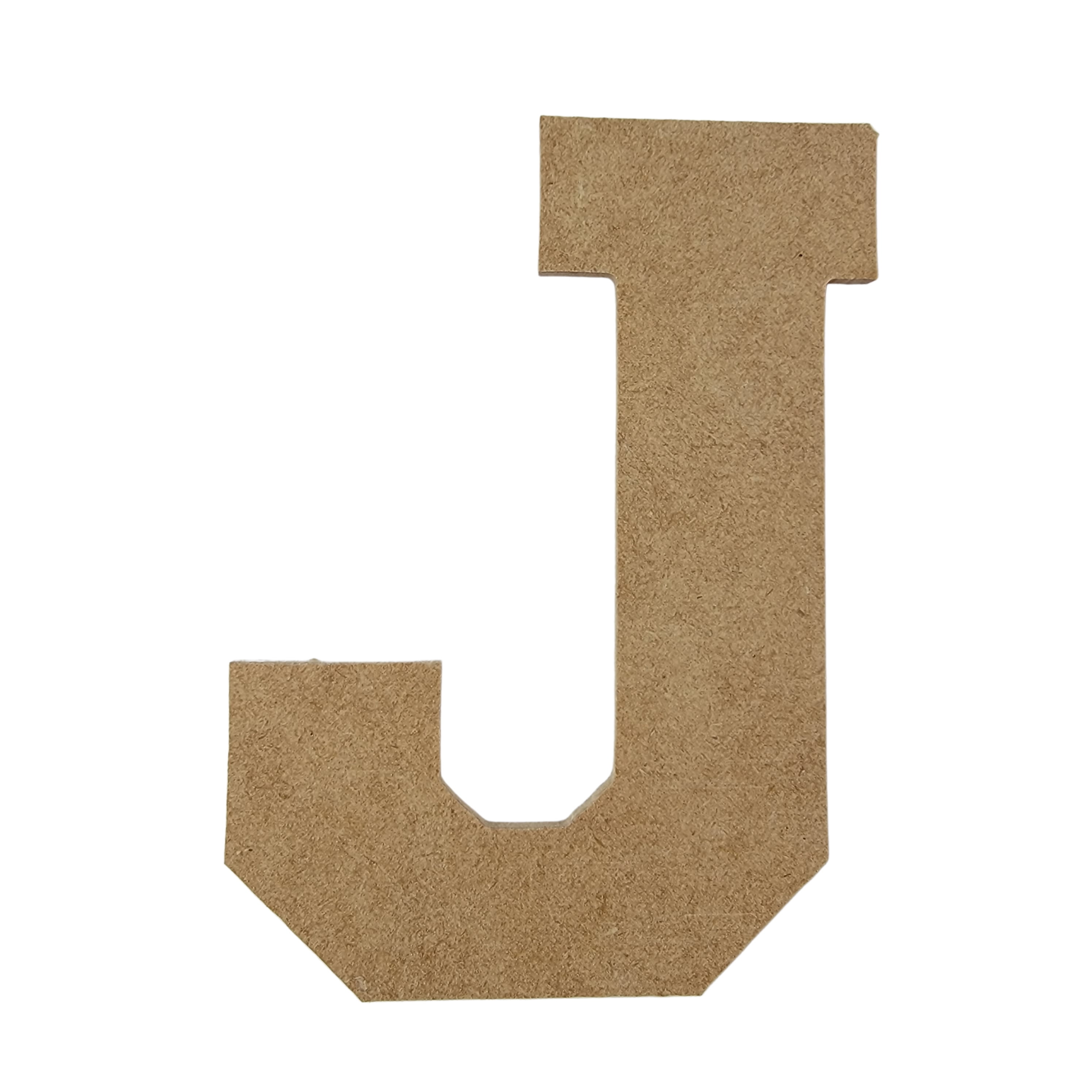Wooden Letter Unfinished, Collegiate Font, Craft Cutout - Walmart.com