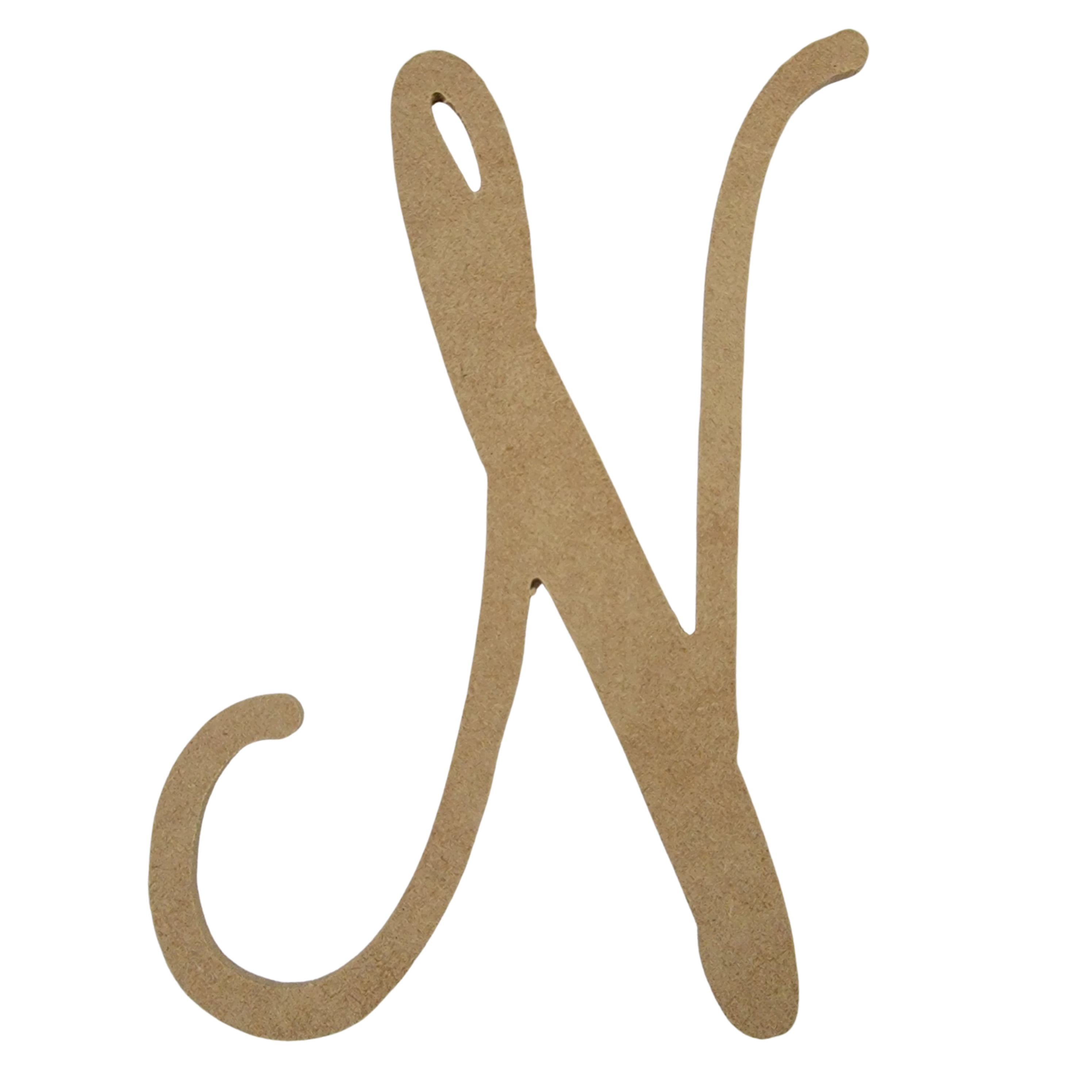 Wooden Letter Unfinished, Freestyle Font, Craft Cutout - Walmart.com