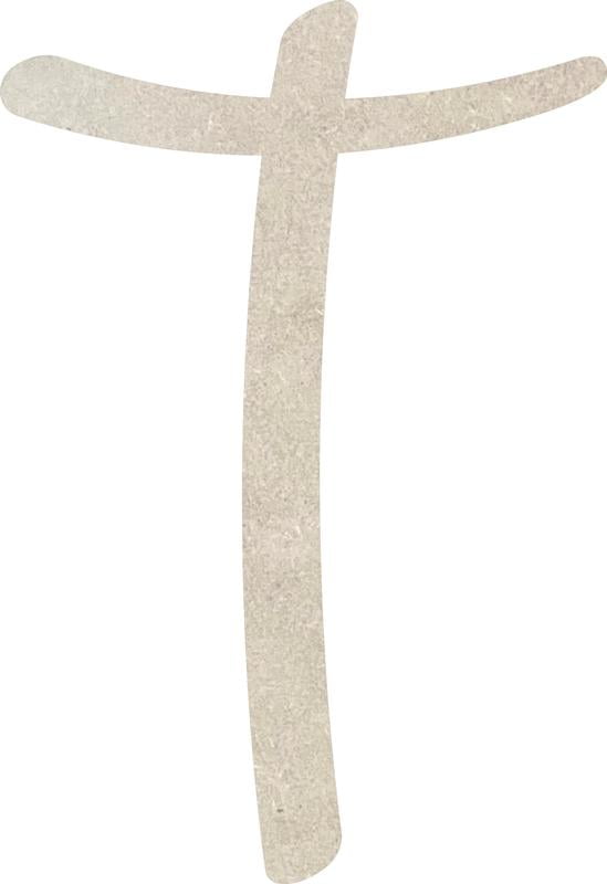 Wooden Letter Unfinished MDF T, Paintable 6'' Tall Small Wood Letter ...