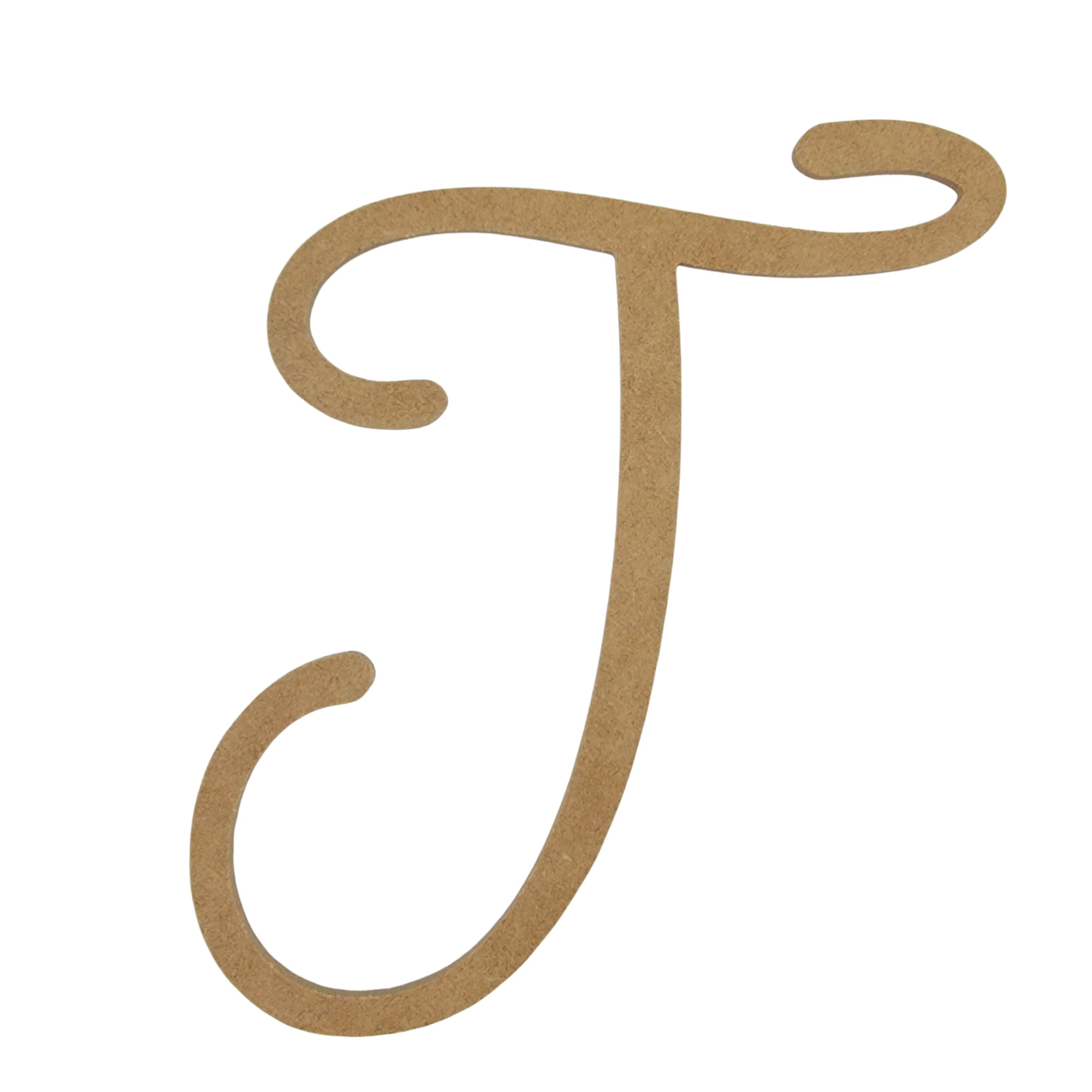 Wooden Letter Unfinished, Marcella Font, Craft Cutout - Walmart.com