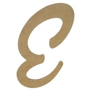 Wooden Letter Unfinished, Marcella Font, Craft Cutout - Walmart.com