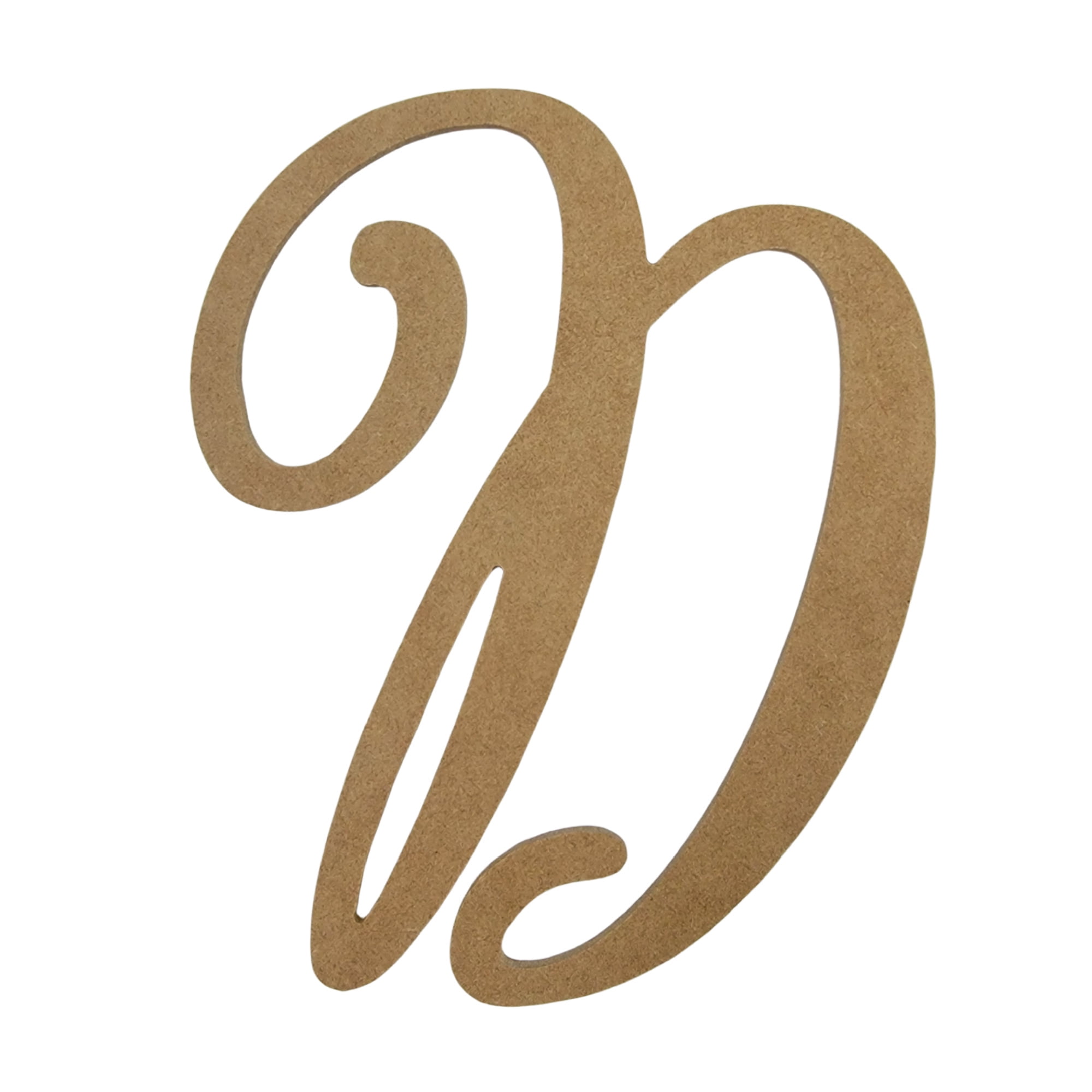 Wooden Letter Unfinished, Miracella Font, Craft Cutout - Walmart.com
