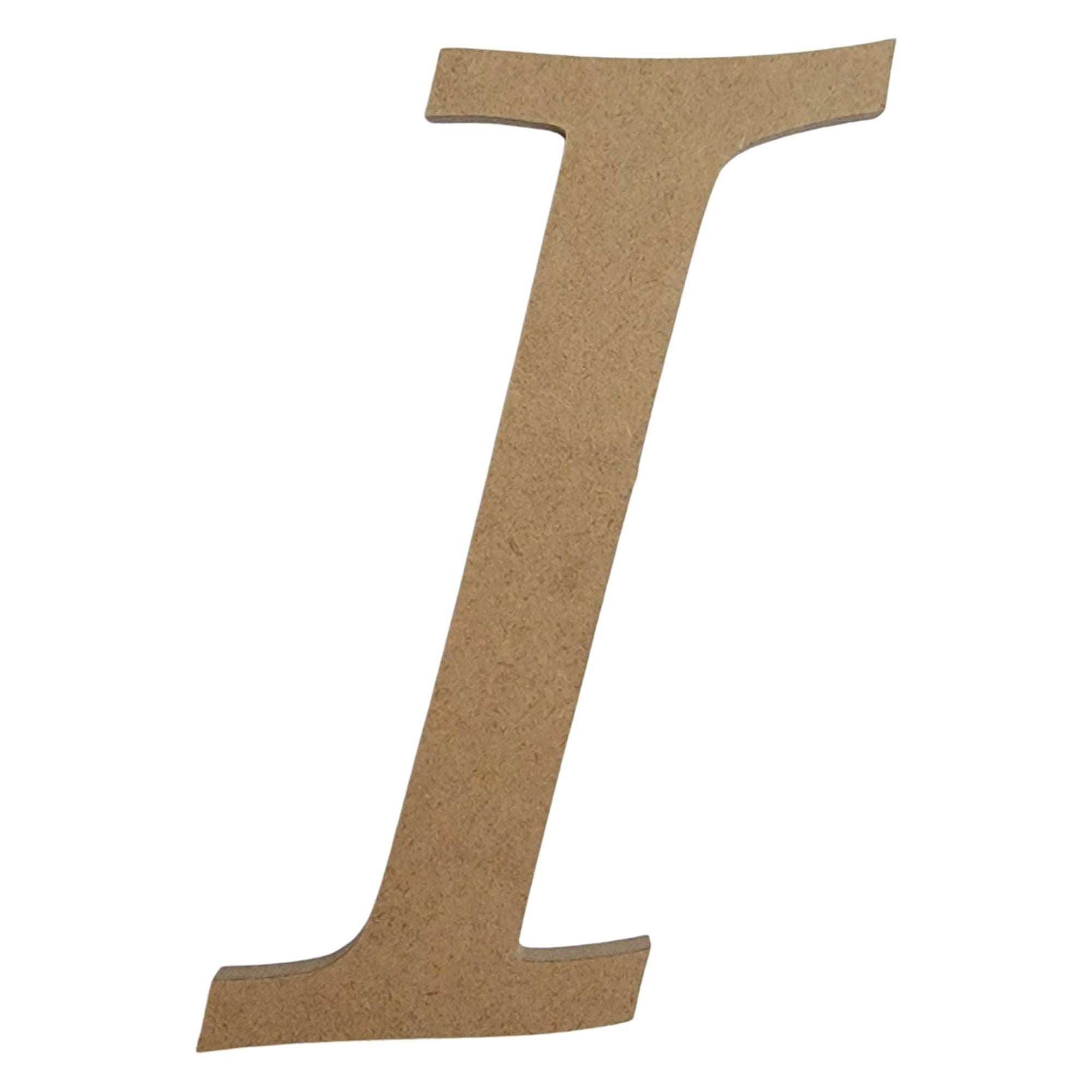 Wooden Letter Unfinished, Monotype Font, Craft Cutout - Walmart.com