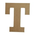 Wooden Letter Unfinished, Rockwell Font, Craft Cutout - Walmart.com