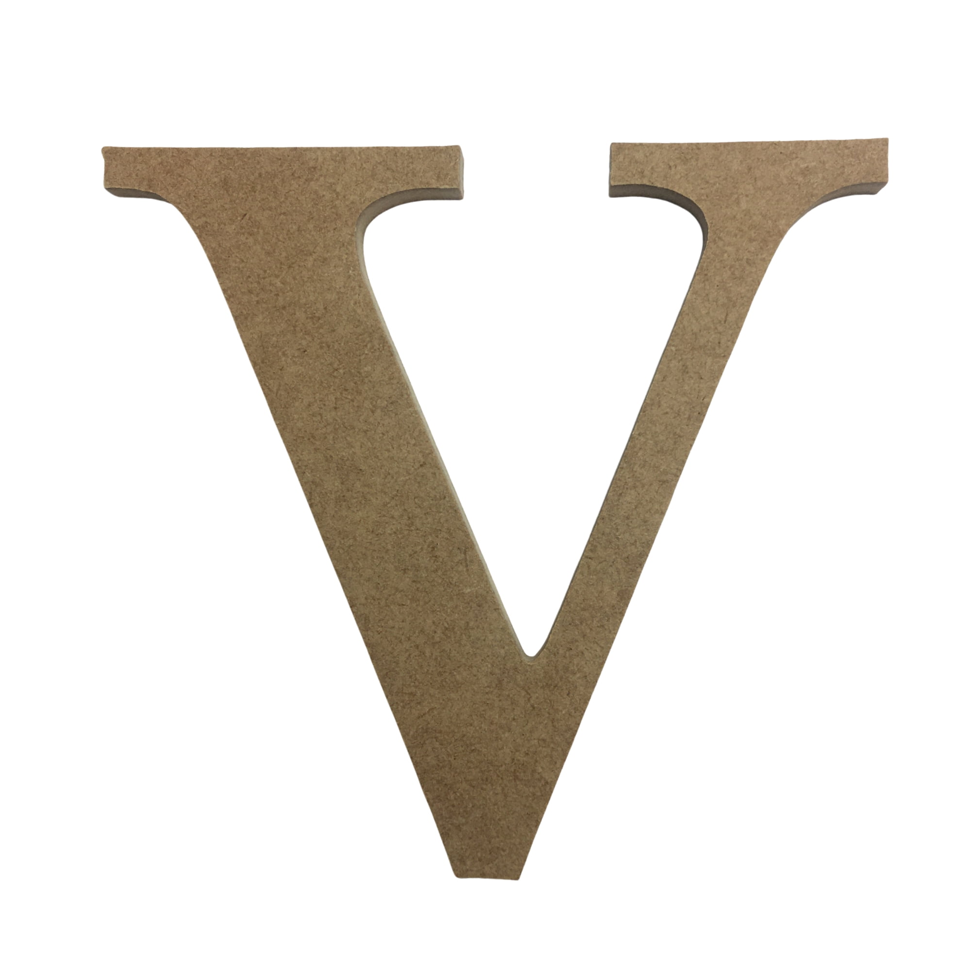 Wooden Letter Unfinished, Times Font, Craft Cutout - Walmart.com