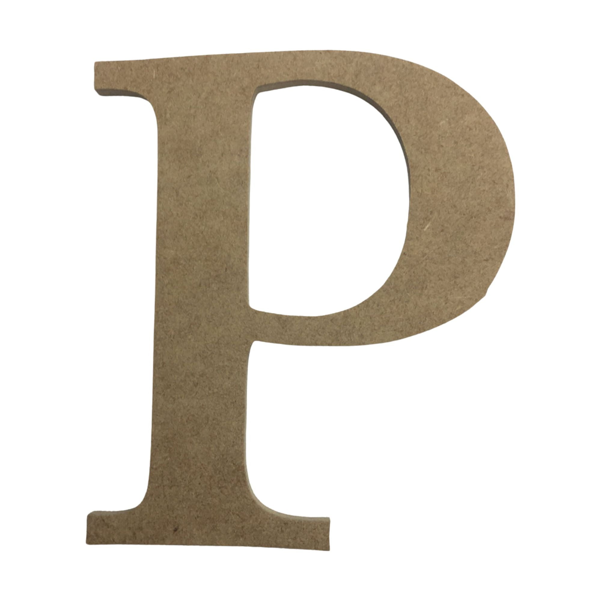 Wooden Letter Unfinished, Times Font, Craft Cutout - Walmart.com
