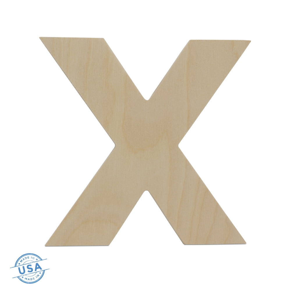 Wooden Letter X Cutouts 12", Wooden Letters for Wall Decor, Home Decor ...